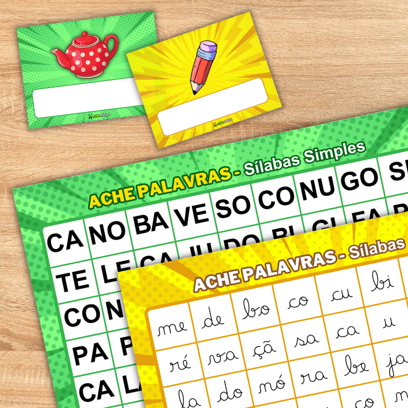 Arquivo Ache Palavras Sílabas Simples Pandagógico 